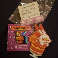 Blep Doggo Hard Enamel Pin by Cloudhedd Rose Gold or Black - Etsy Singapore