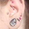 16g, Very Tiny Balls, Septum, Tragus, 16g 6mm Circular Barbells 2mm ...