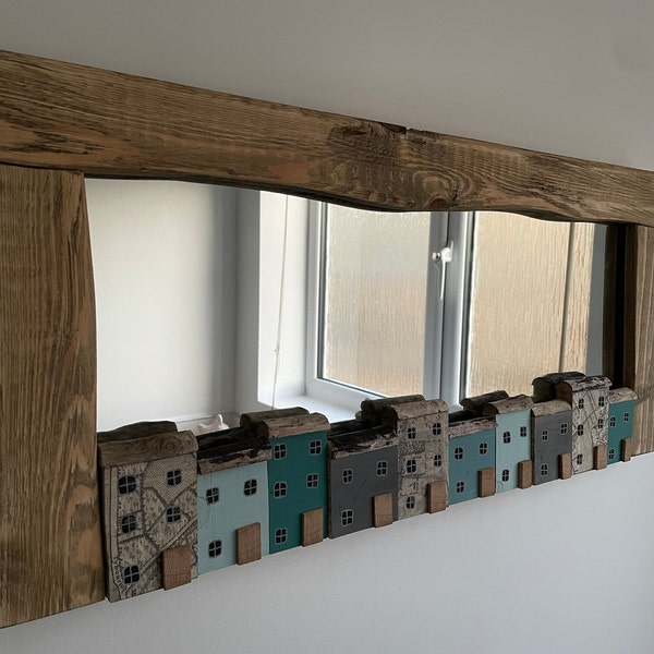 FUNCKLES Old London Map Driftwood Mirror - Etsy