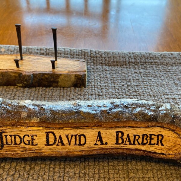 Rustic Office Door Name Plate or Sign - 100% Custom - Etsy