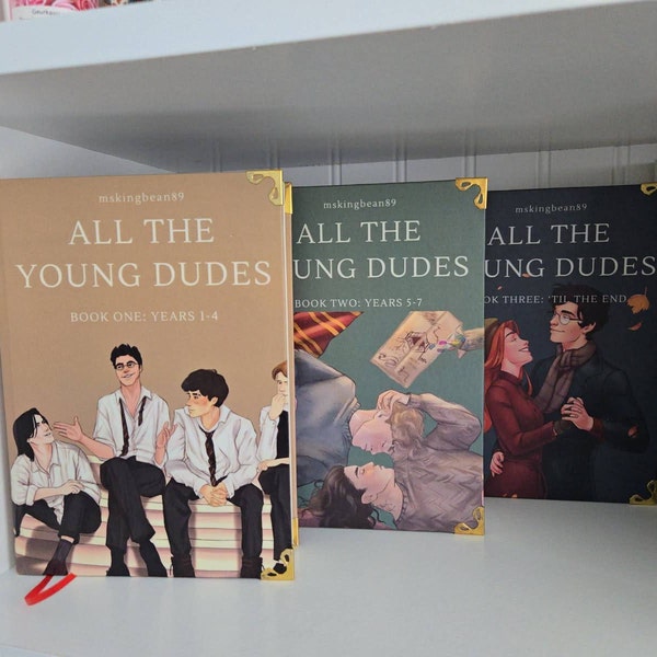 All the Young Dudes Book Full Series. 2 Styles Hardcover Bookbinding. 3 ...