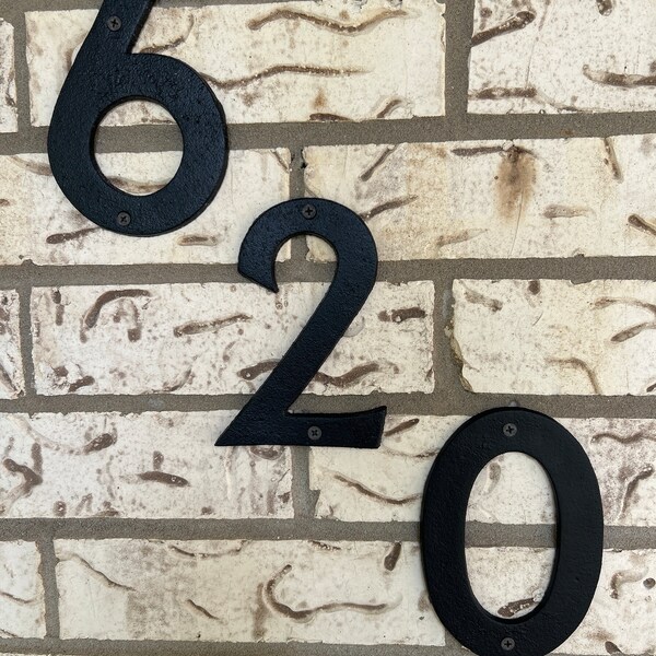 Cast Iron House Numbers, Cast Iron Numbers, Cast Iron Address Numbers ...