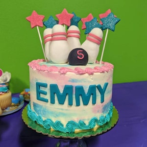 Handmade Edible Fondant RV Camping Cake Topper Set - Etsy