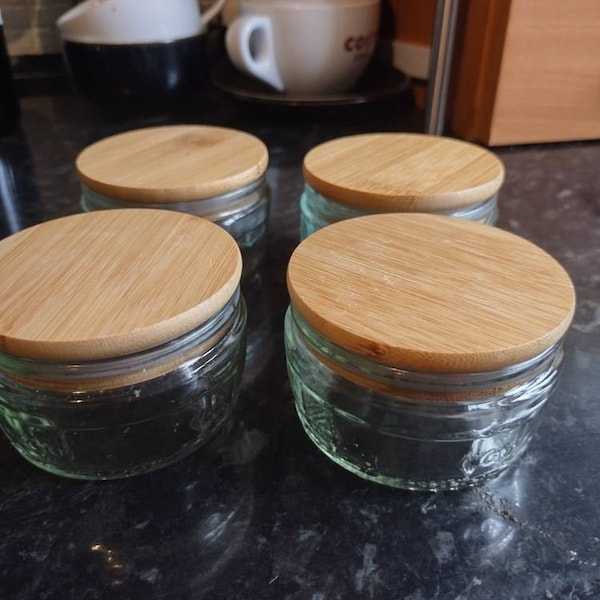 Lids for Gu Pots | Fits Lidl & Aldi Desert Glass Jars | Reusable ...