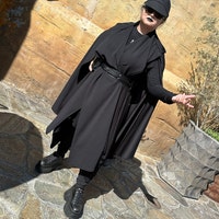 Black Sith Robe, Sith Cosplay, Versatile Scifi Cloak, Sith Costume ...
