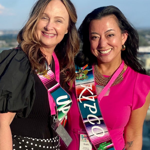 Custom Sarape Sash, Mexican Fiesta Bridal Shower Sash, Personalized ...