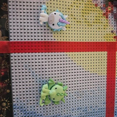 Adorable Panda Bear Diamond Painting Cover Minder Needle Minder Magnet ...