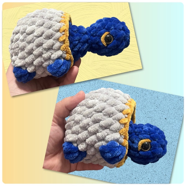 Pop It Turtle, NO SEW, Crochet Pop It Turtle, Crochet Pattern, Pocket ...