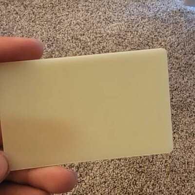 Glowdaddy Hyperglow GLOW CARDS Glow in the Dark Credit Card, Camping ...