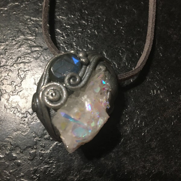 Pleiades Constellation Jewelry. Labradorite & Angel Aura Quartz ...