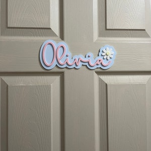 Personalized Name Sign Door Name Sign Nursery Name Sign - Etsy