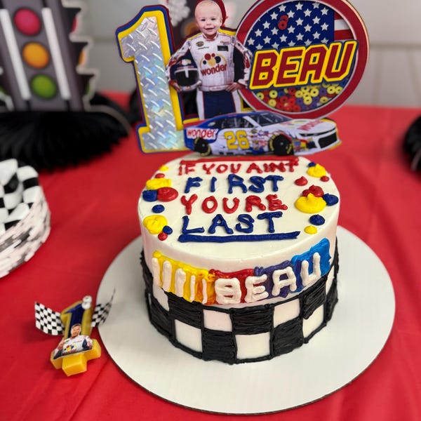 Talladega Nights: the Ballad of Ricky Bobby Custom Cake Topper Shaker ...
