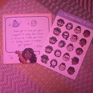 The Many Faces of 141 Sticker Sheet Cute COD MWII Stickers - Etsy UK