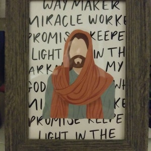 Way Maker, Miracle Worker Jesus Christ Hope Hope Jesus Print Bible ...