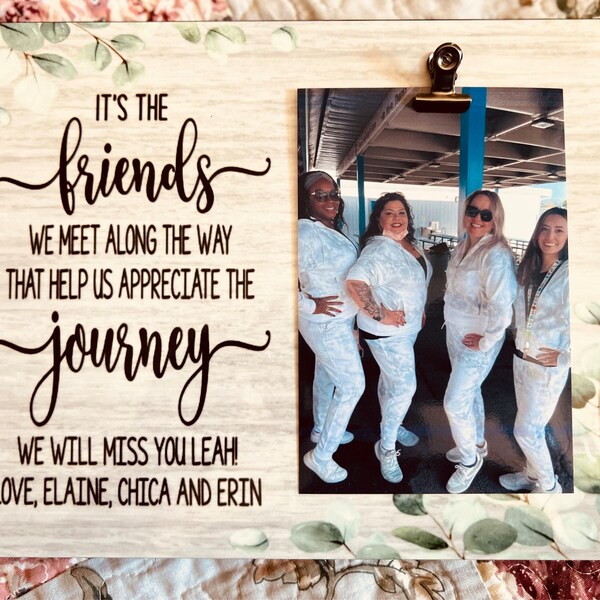 Personalized Soul Sisters Picture Frame Best Friends Picture Frame ...