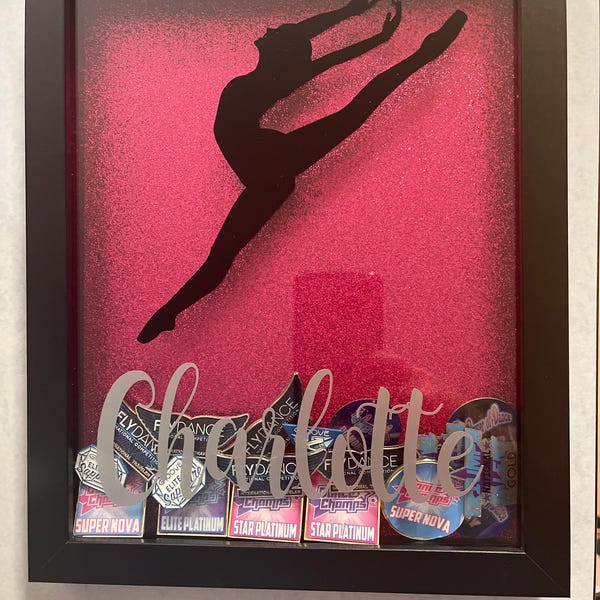 Dance Shadowbox - Dance Pins - Dancer Gift - Dance Team Gift - Ballet ...