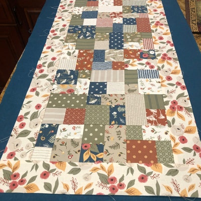 Charm Pack Tabler Runner & Topper PDF Pattern - Etsy