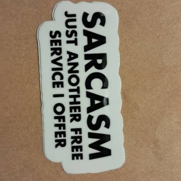 Cute Cries in A Cool Way Sticker Meme Quote Stickers Laptop Stickers ...