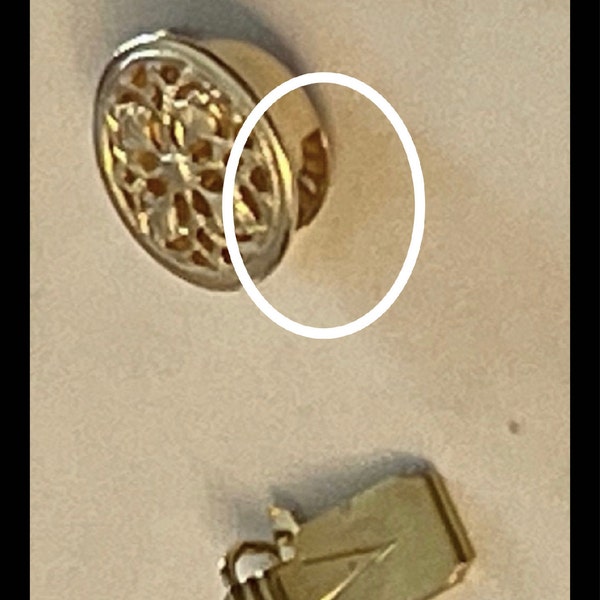 14kt 18kt Gold Platinum Silver Protektor® System Earring Lock Back One ...