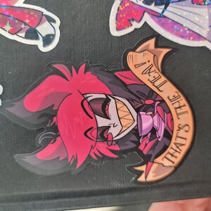 Thats the Tea hazbin Hotel Alastor Sticker - Etsy