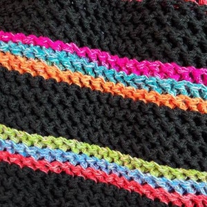 CROCHET PATTERN One Stitch Wonder Stitch Tutorial Make Blanket or Scarf ...