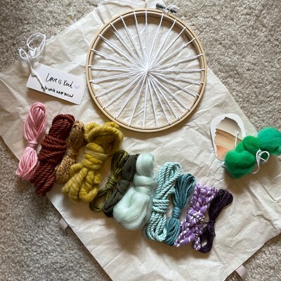 Circular Loom Kit Weaving Sea Salt - Etsy