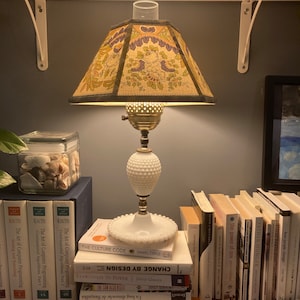 Grandma Moses Bridge Lamp Shade, Lampshade Threads Onto Floor Lamp ...