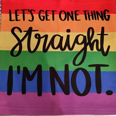 I'm Not Straight SVG Gay Pride SVG LGBT Svg Gay Svg - Etsy