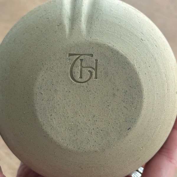 PERSONALISED Handmade Pottery Stamp, AUDREY Style - Etsy