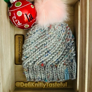 KNITTING PATTERN the Gales of November Hat, Super Bulky Knit Hat ...