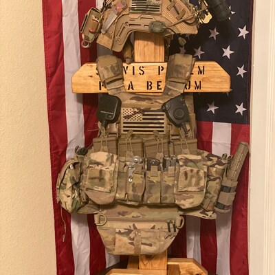 Police/military Gear Rack, Known as a Flak Rack Veteran Owned ...