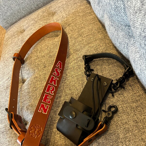 Custom Radio Strap and Holster W/everything Included! New Font!! - Etsy