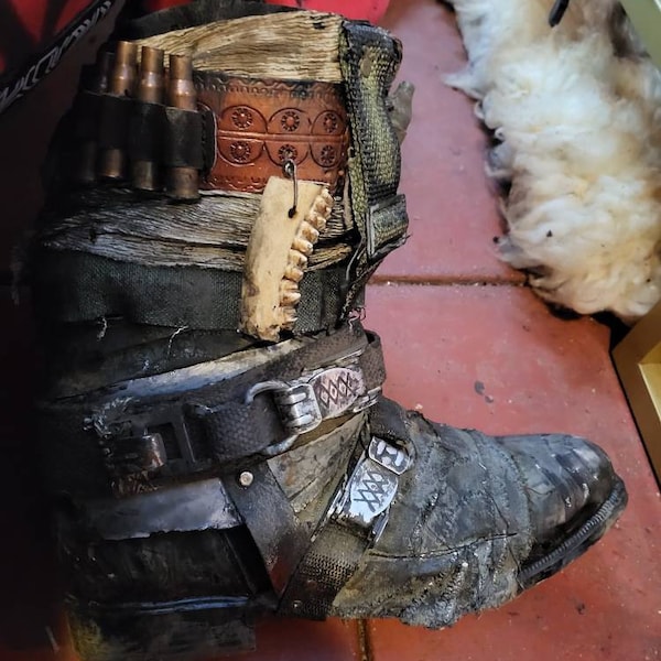 Postapocaliptic Costume Wasteland Warrior Larp Motocycles Outfit ...