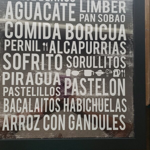 Cuban Food Poster Red Word Art Food Art Print DIGITAL DOWNLOAD - Etsy