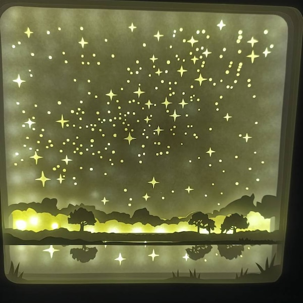 6 Printable LED Box Artwork: DIY Light Painting Template Download - Etsy