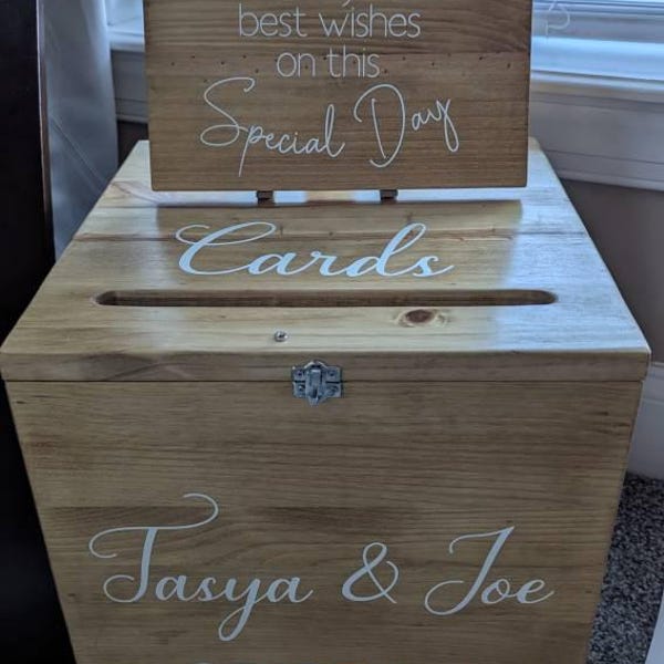 Custom Card Box | Weddings, Anniversaries, Birthday, Time Capsule ...