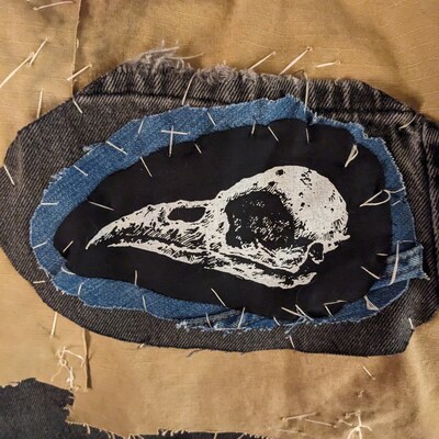 BIRD SKULL PATCH What Kind of Bird Well I Completely Forget Maybe One ...