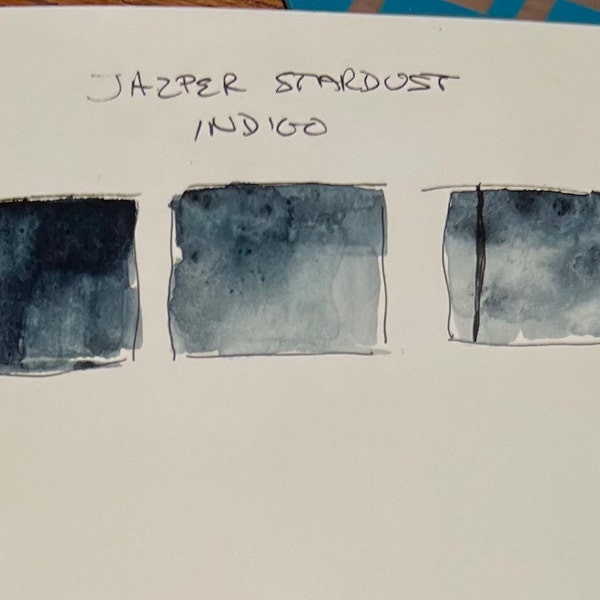 GENUINE INDIGO Jazper Stardust Handmade Watercolor Pan (made With Pure ...