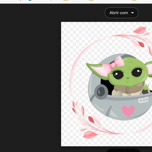 Baby Yoda Girl Birthday Invitation, Star Wars Party, Mandalorian ...