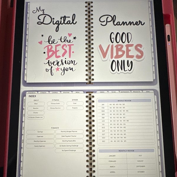 Digital Planner 2024 2025 Dated Digital Planners Goodnotes Planner iPad ...