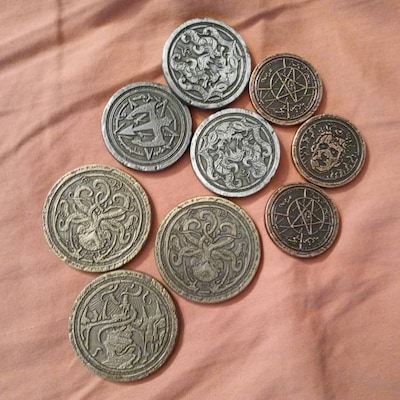 Cthulhu Coin Call of Cthulhu Lovecraft Coin Elder Gods Deep Ones Elder ...
