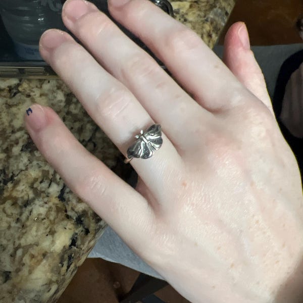 Silver Cicada Ring Sterling Silver Insect Ring Witch Ring Bug Ring ...