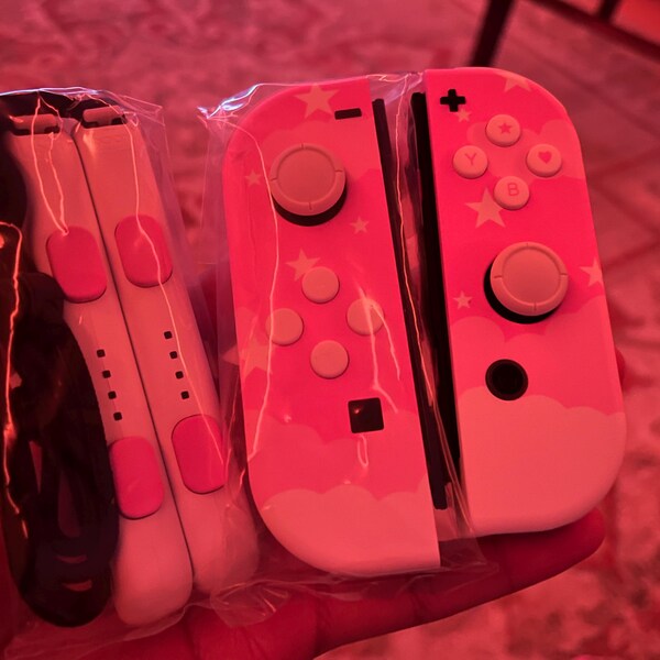 Custom Kirby Themed Nintendo Switch Pro Controller - Etsy