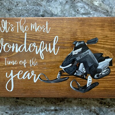 Snowmobile Decor, Snowmobile Sign, Man Cave, Vintage Snowmobile ...