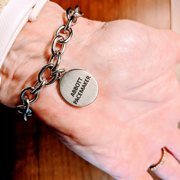 Personalized Medical ID Bracelet for Women With Free Engraving 316L ...