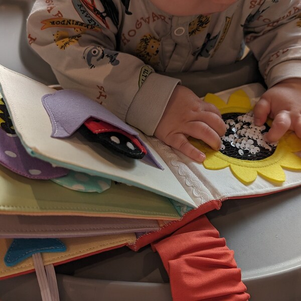 Interactive Baby Activity Book - Montessori Toy for Toddlers ...