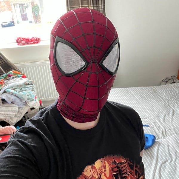 Customized Amazing Spiderman Mask,amazing Spiderman 2 Cosplay Mask With ...