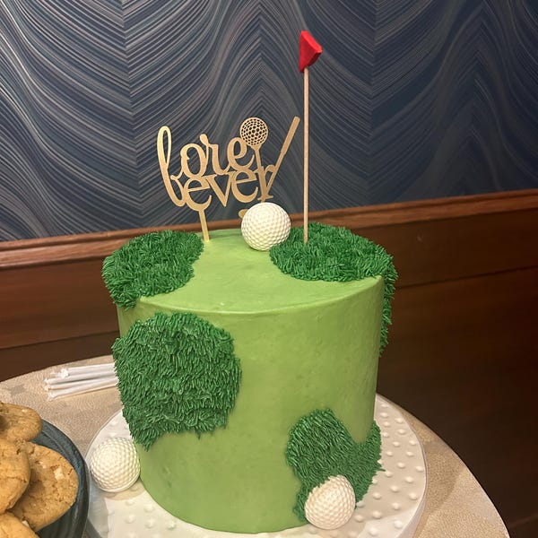 Golf Wedding Cake Topper Fore Ever Golf Cake Topper Golfer Wedding Cake ...