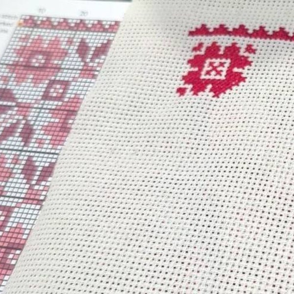 Dome of the Rock and Keffiyeh Palestinian Tatreez Embroidery PDF ...