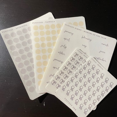 Single Colored Mini Icons Stickers Sheet Vol.3 Cute Icon - Etsy